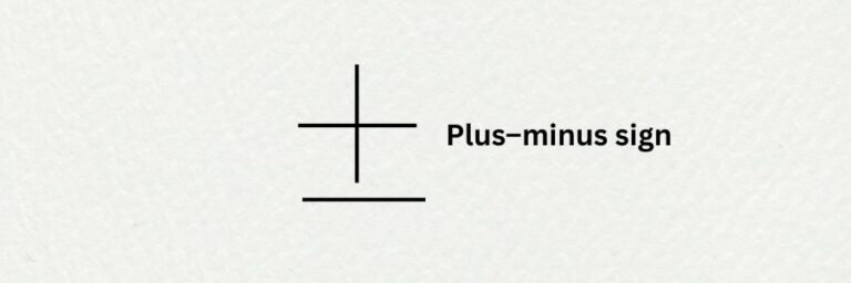 Plus–Minus Sign (±): Meaning, Uses, and Examples in Mathematics | Mzuri Mag